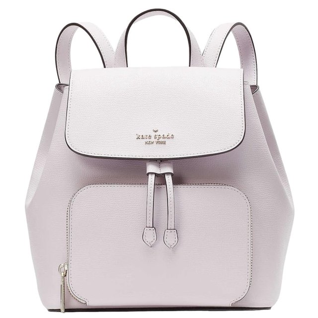 Kate Spade Kristi Medium Flap Backpack Warm Cement Grain Leather Bag ...