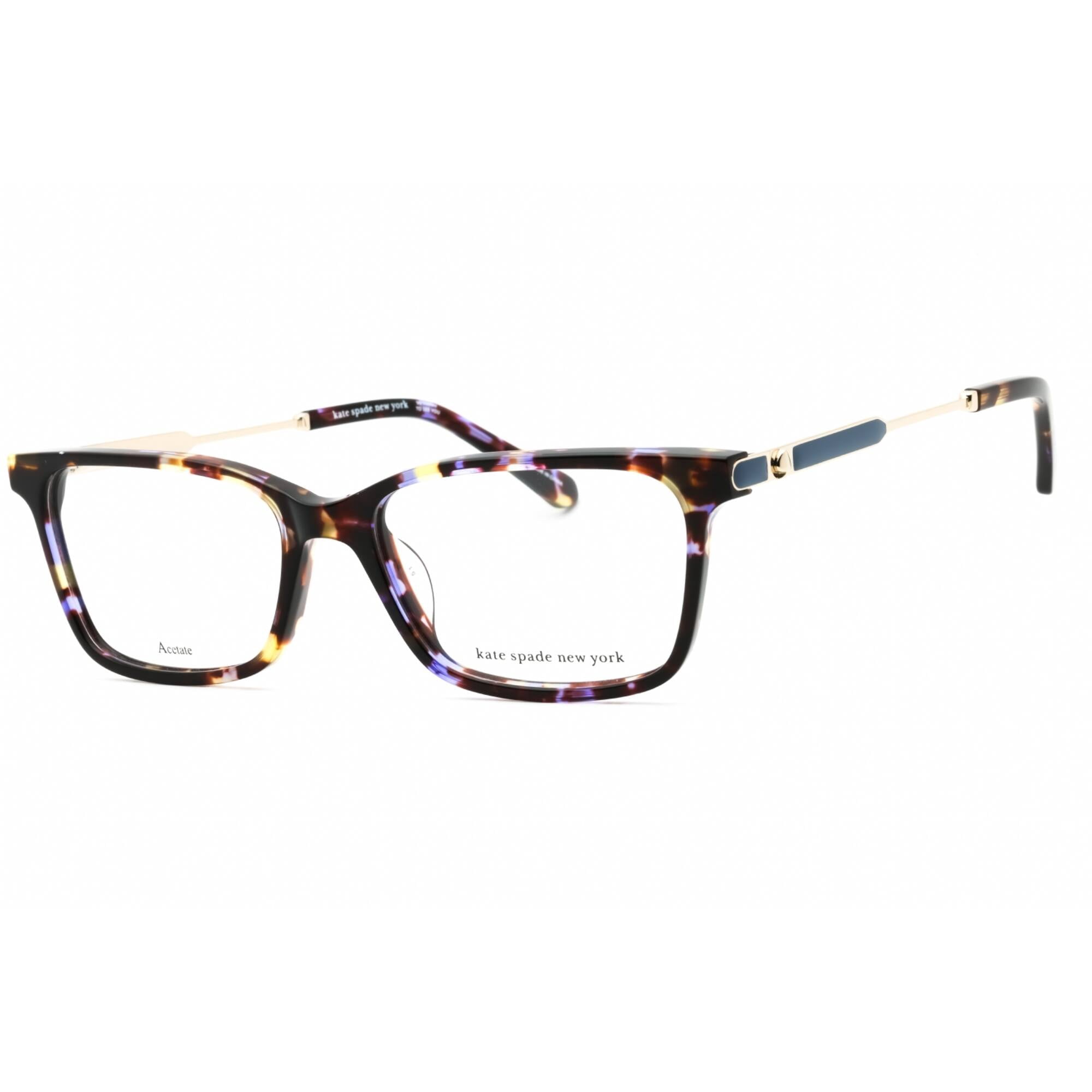 Kate Spade MELODY/G 0JBW 00 Women's Blue Havana Frame Eyeglasses ...