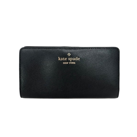 Kate Spade Madison Large Slim Bifold Saffiano Leather Wallet Black ...