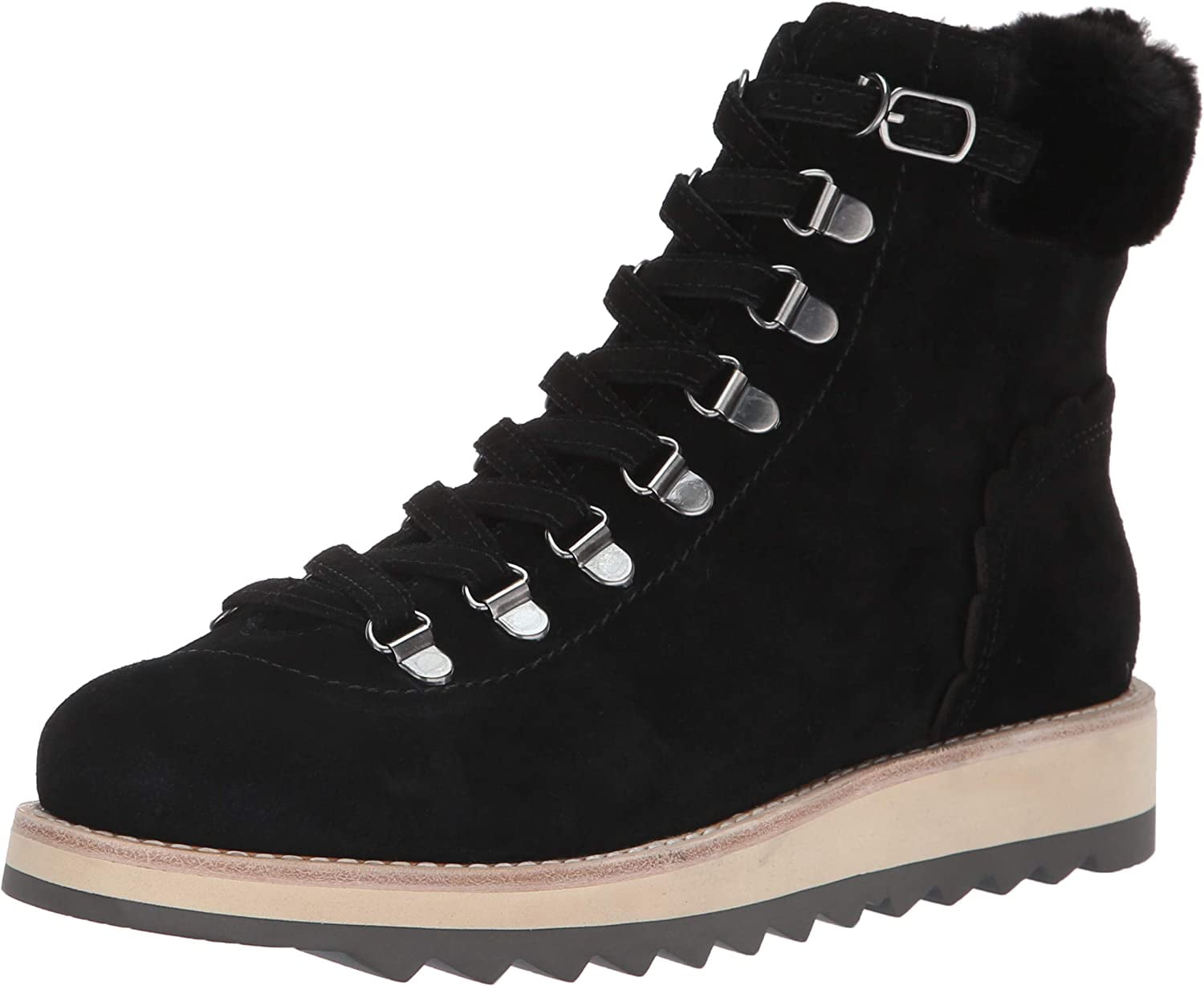 Kate Spade New York BLACK SPORT SUEDE Women's Maira Hiking Boot, US 7 M ...