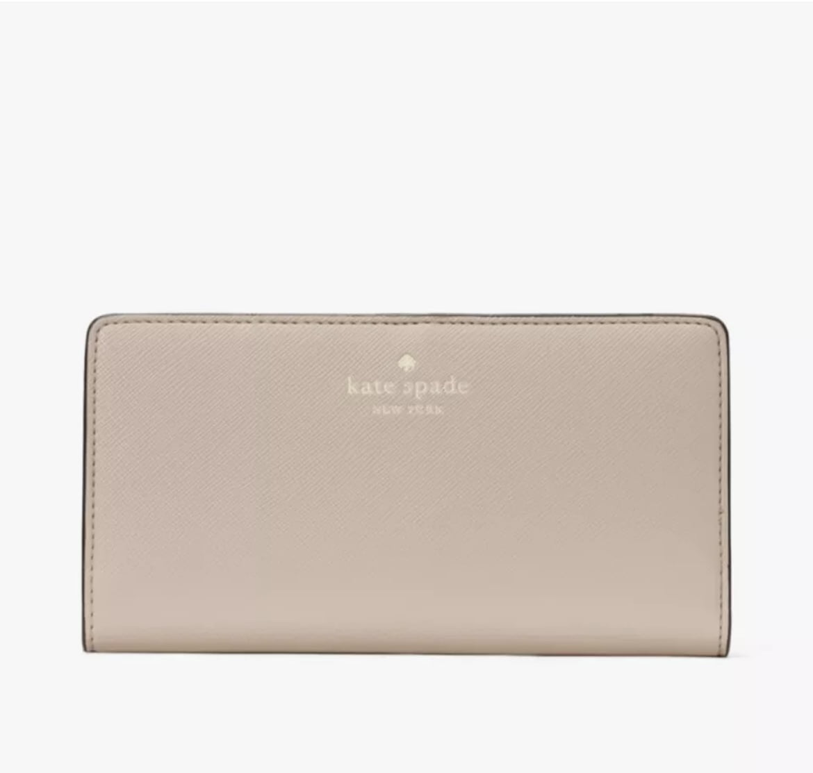 Kate Spade New York Dana Large Slim Bifold Wallet In Warm Beige ...