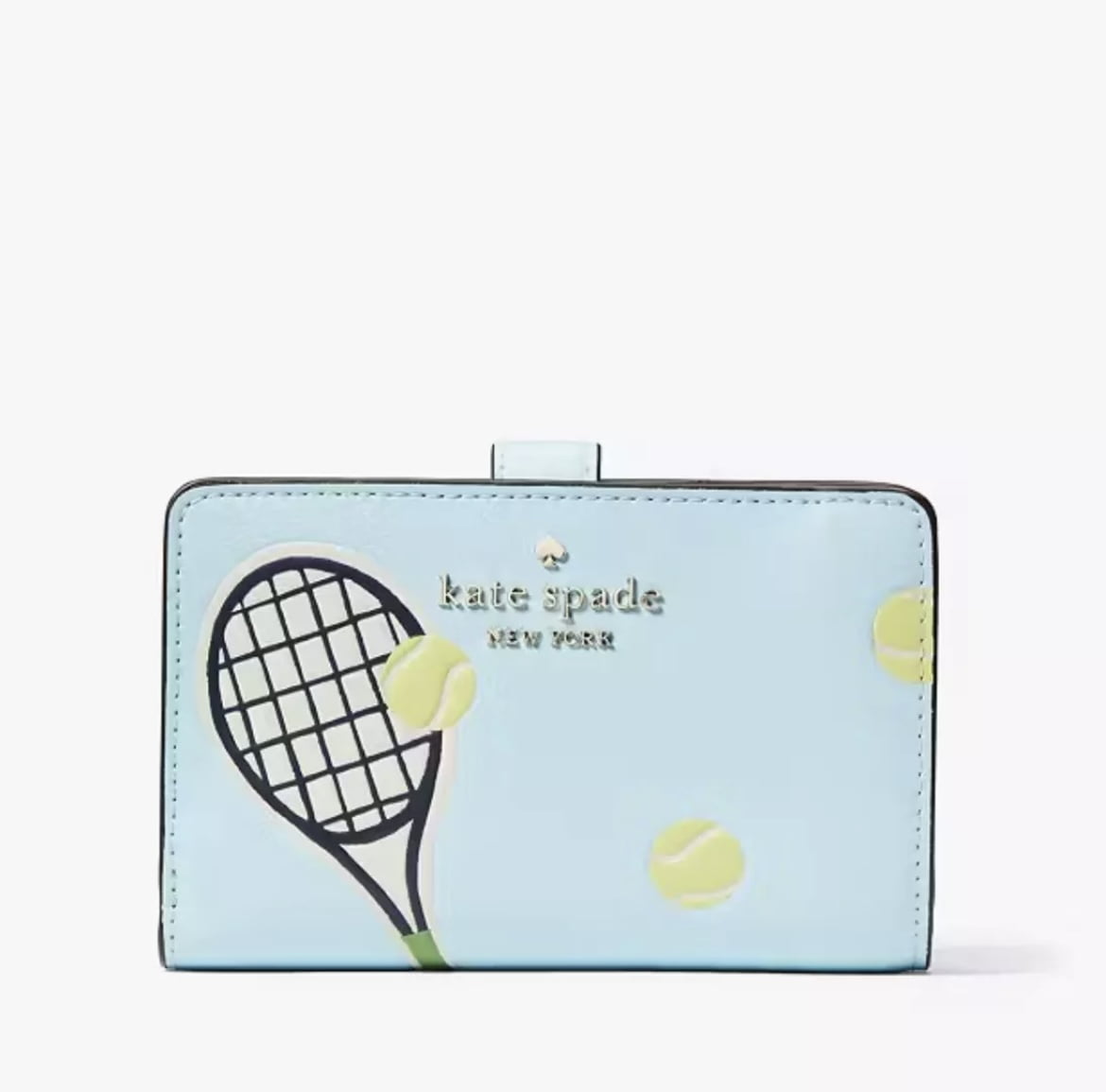 Kate Spade New York Grand Slam Medium Compact Bifold Wallet In Blue ...
