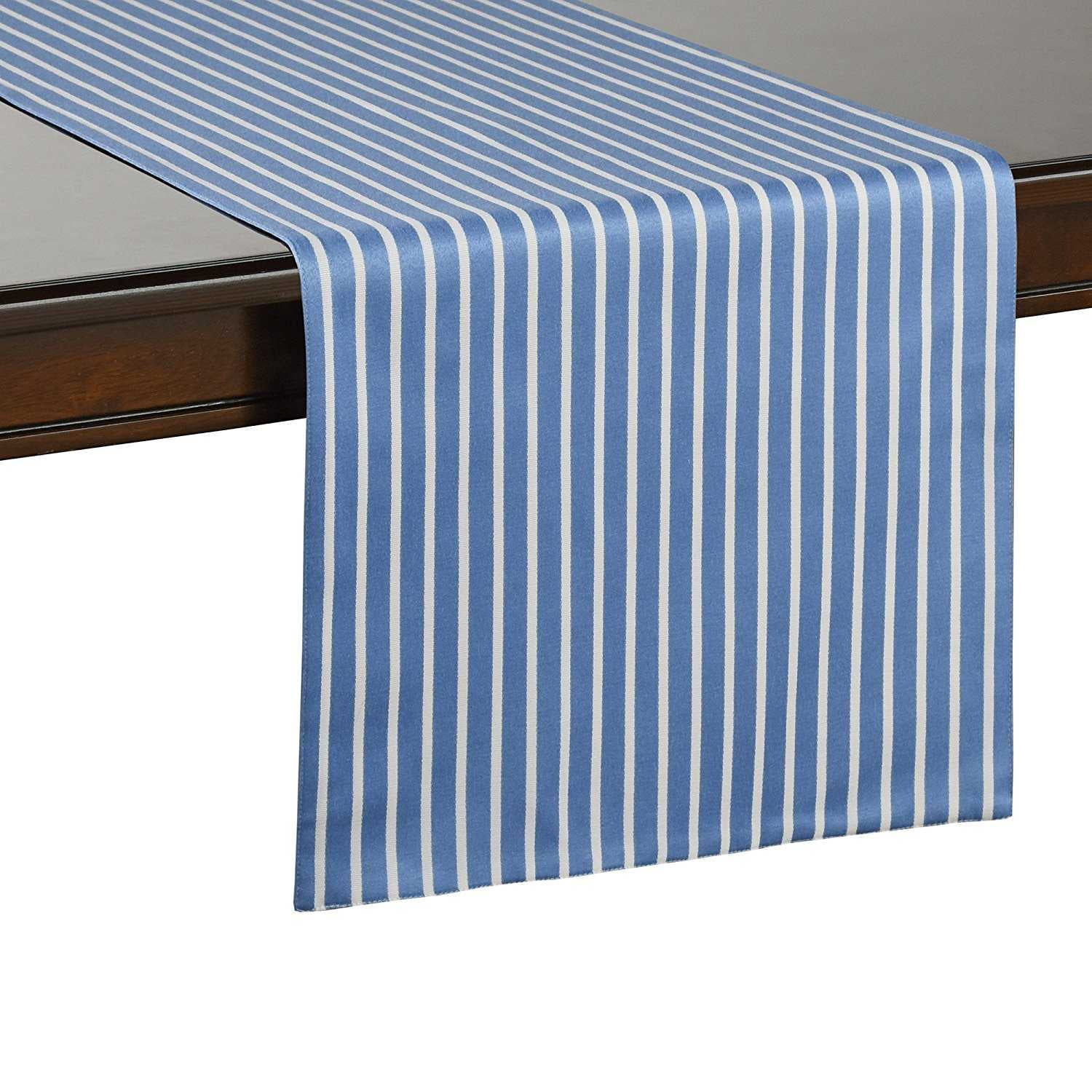 Kate Spade New York Harbour Drive Cornflower 72″ Table Runners – Dark ...