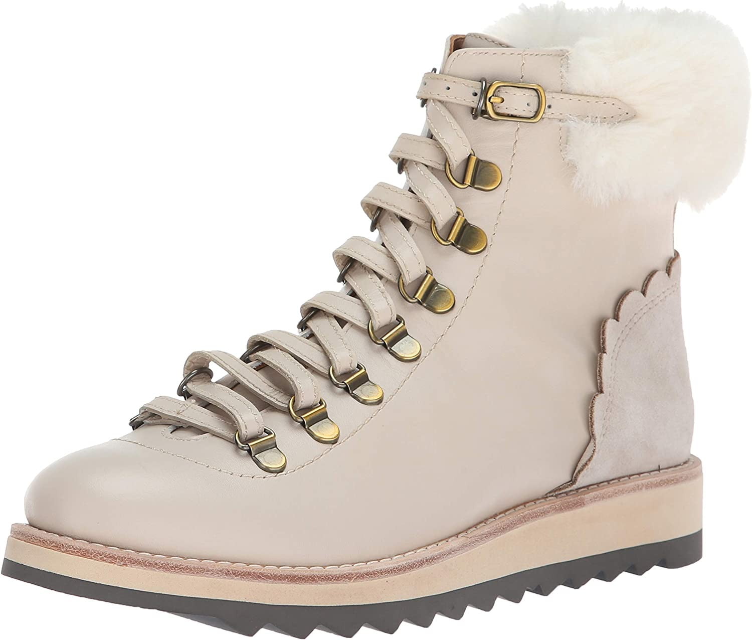 Kate Spade New York OFF WHITE Women's Maira Leather Ankle Booties, US ...