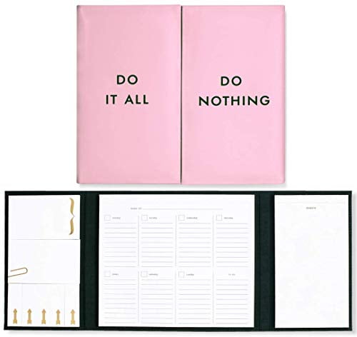 Kate Spade New York Pink/Green Professional Desktop Folio with Undated ...