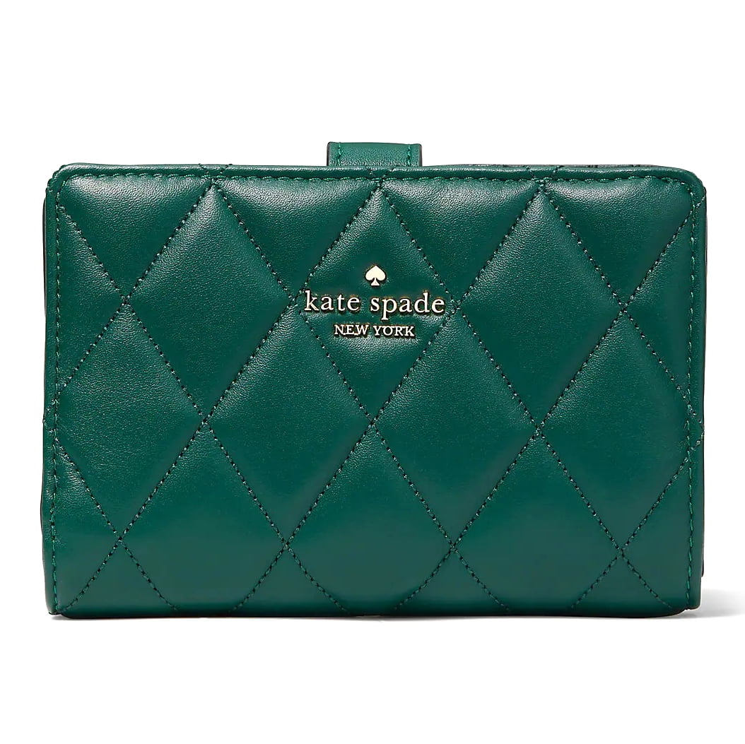 Kate Spade New York Quilted Leather Carey Medium Compartment Bifold ...