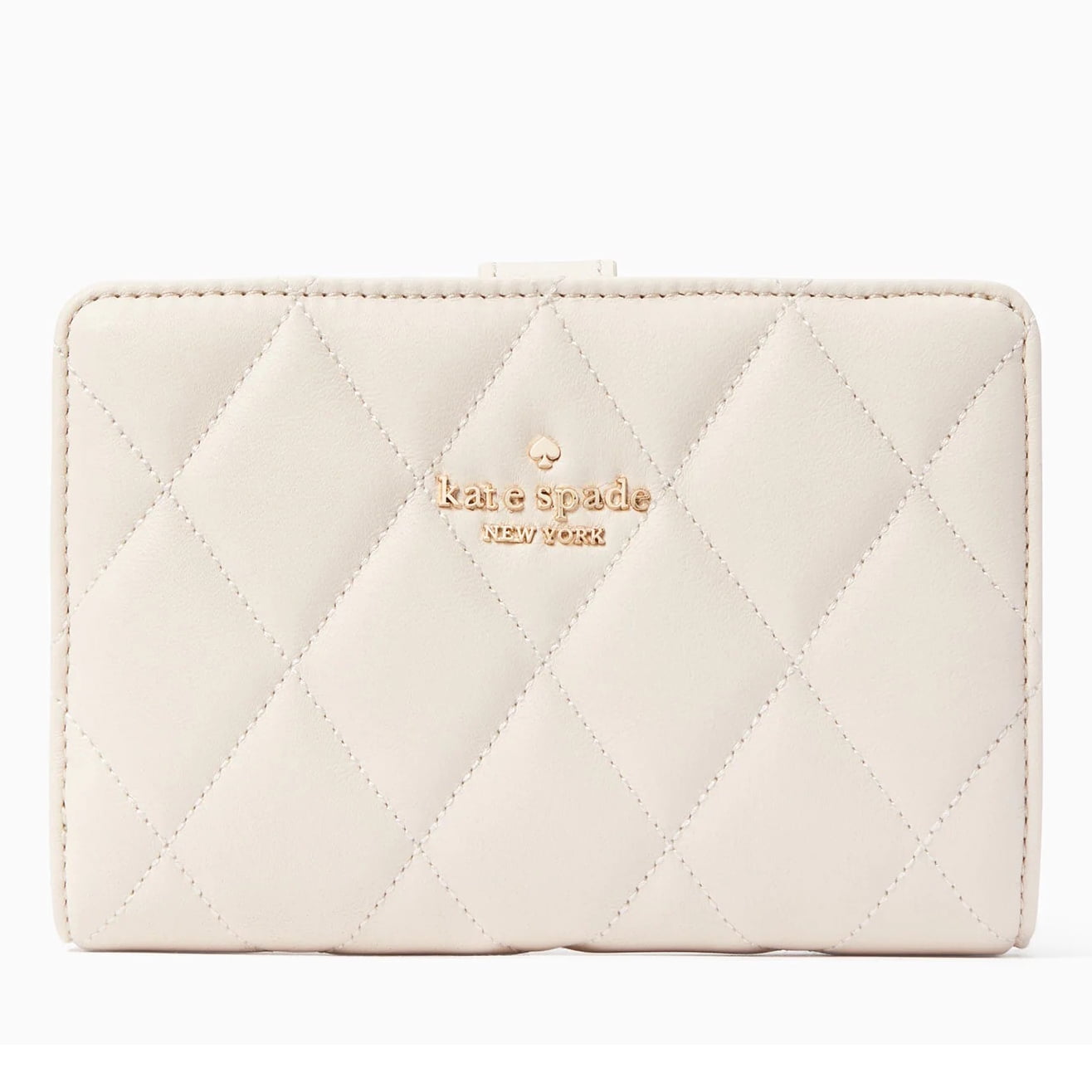 Kate Spade New York Quilted Leather Carey Medium Compartment Bifold ...