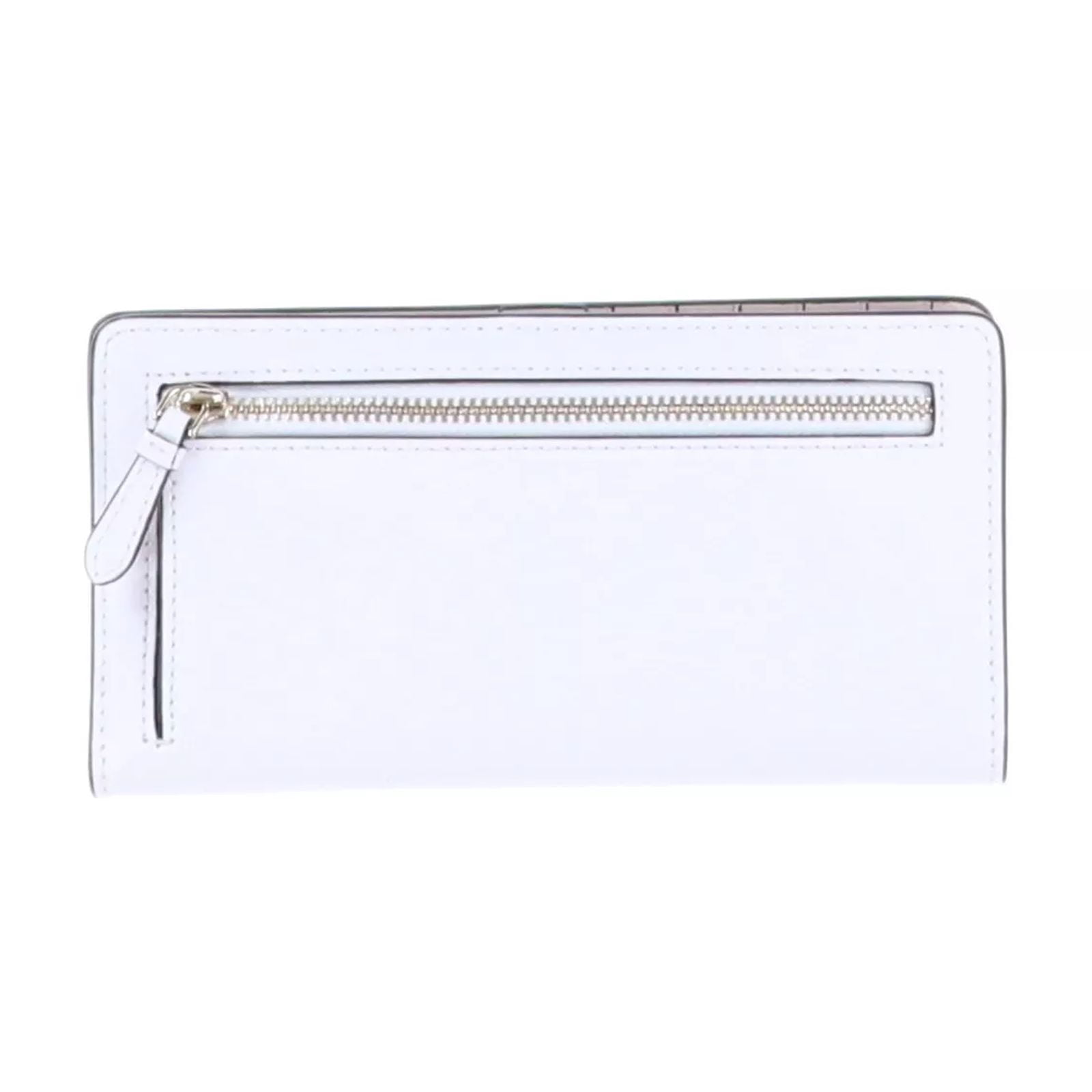 Kate Spade New York Schuyler Large Slim Bifold Wallet (White Dove Multi ...