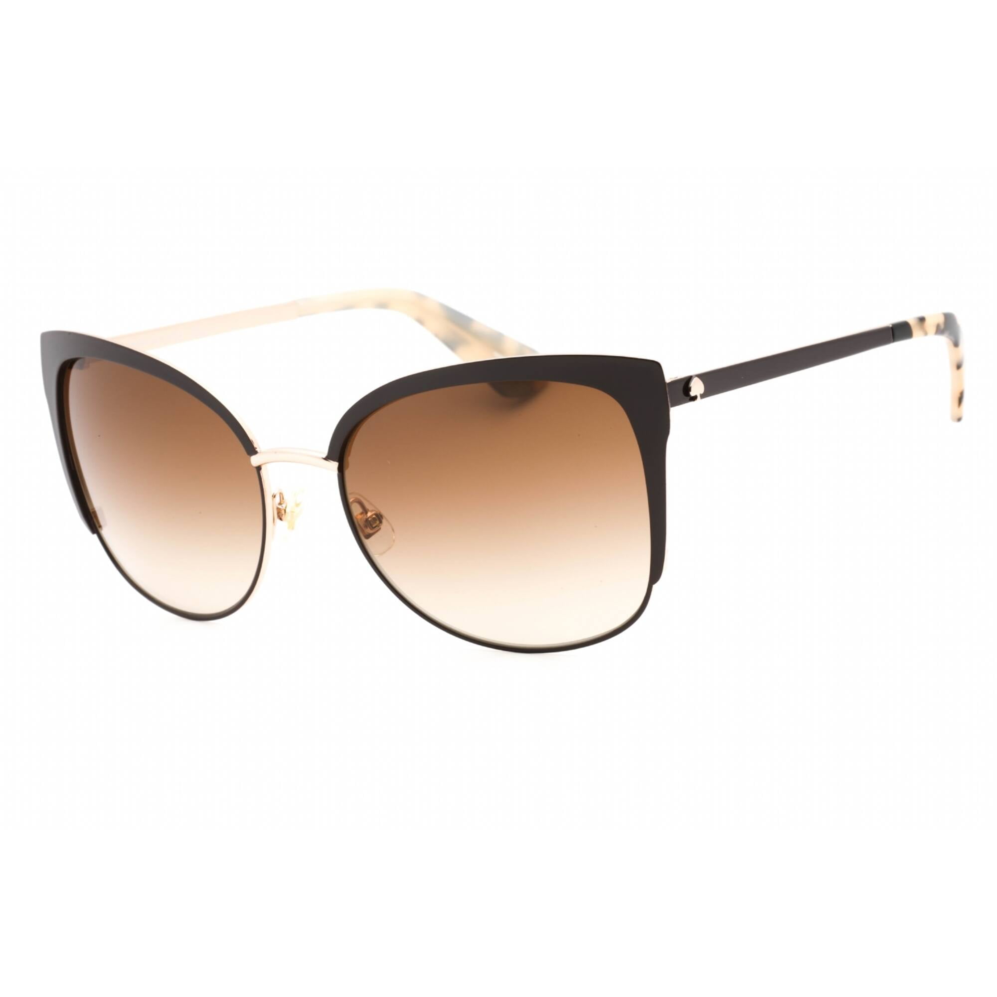 Kate Spade New York Women's Genice Oval Sunglasses, Brown Gold/Warm ...