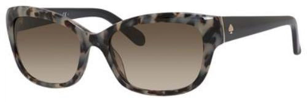 Kate Spade New York Women's Johanna Rectangular Sunglasses, Havana ...
