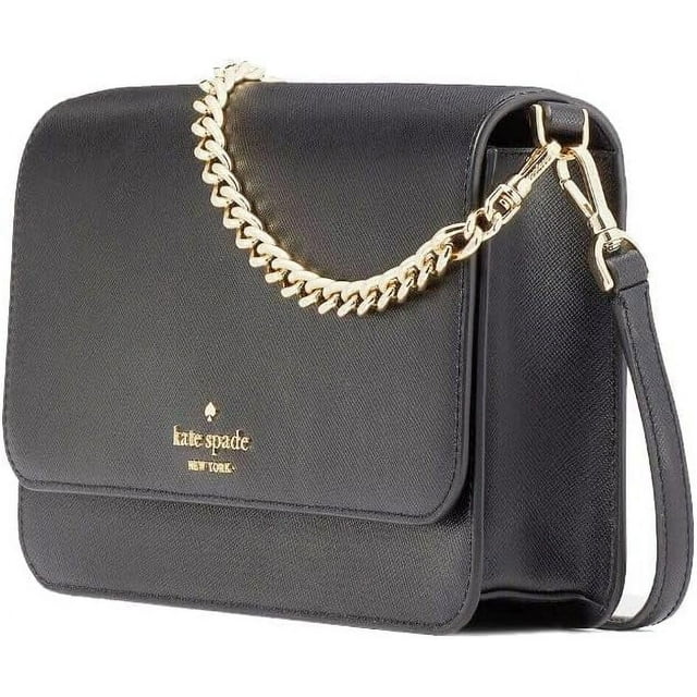 Kate Spade New York Women's Madison Saffiano Leather Flap Crossbody Bag ...