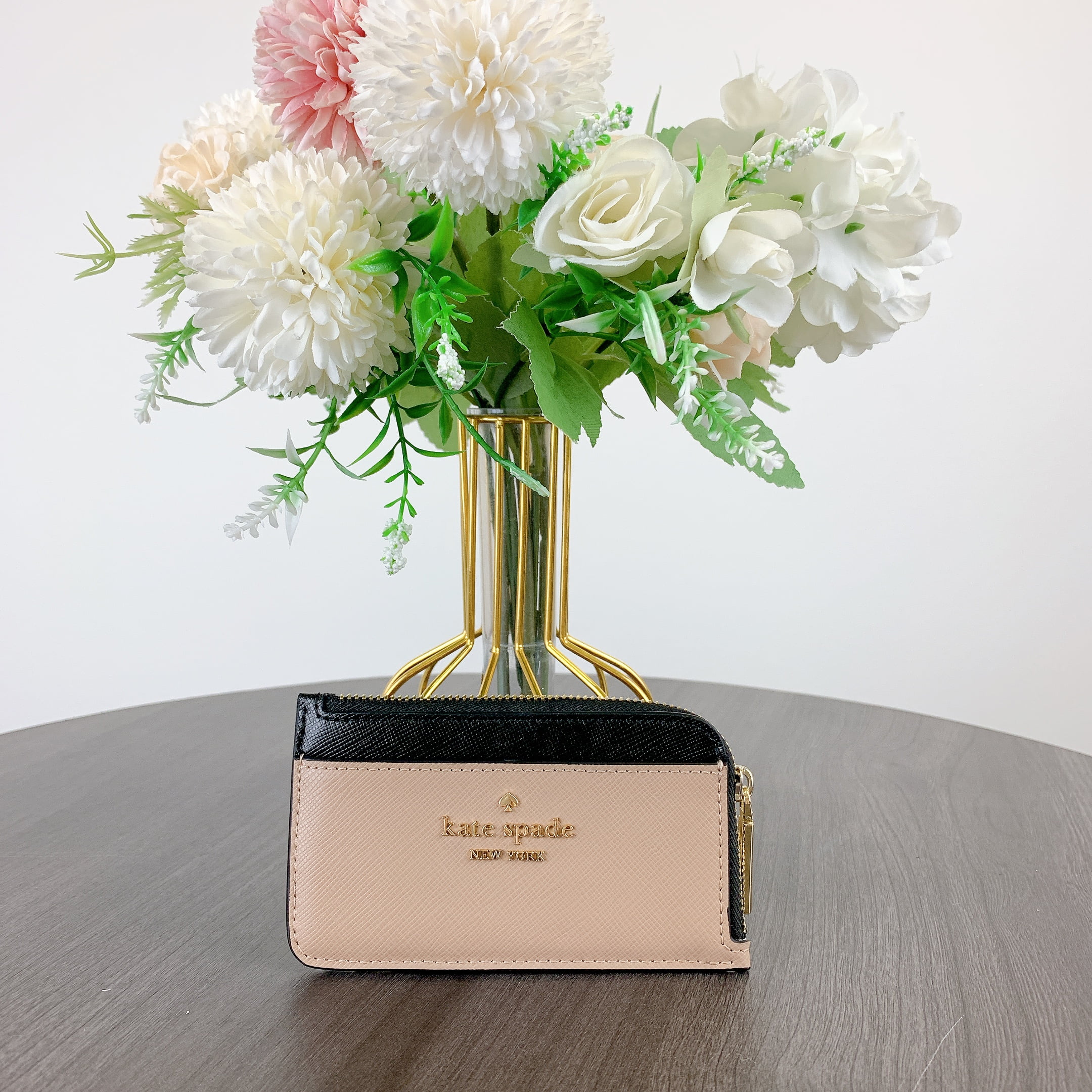 Kate Spade New York Women's Madison Saffiano Leather Top Zip Card ...