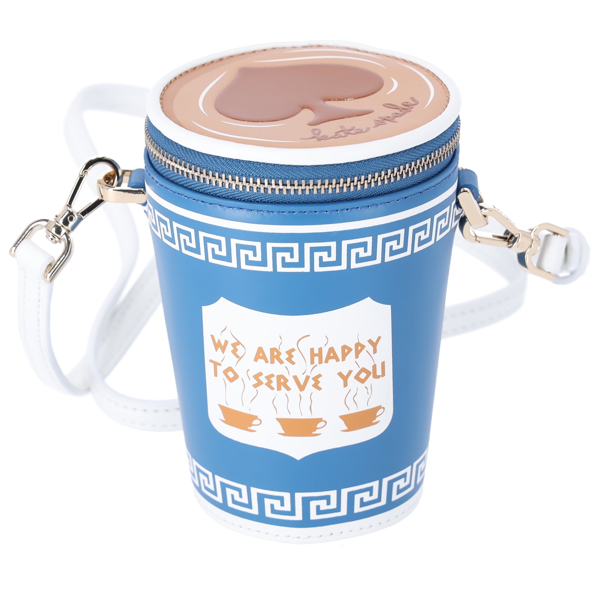 Kate Spade New York Women’s Novelty Coffee Break 3D Crossbody Bag, Blue ...