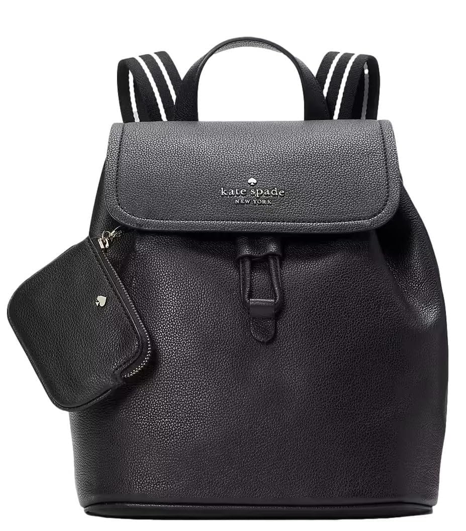 Kate Spade New York Women's Rosie Pebbled Leather Medium Flap Backpack ...
