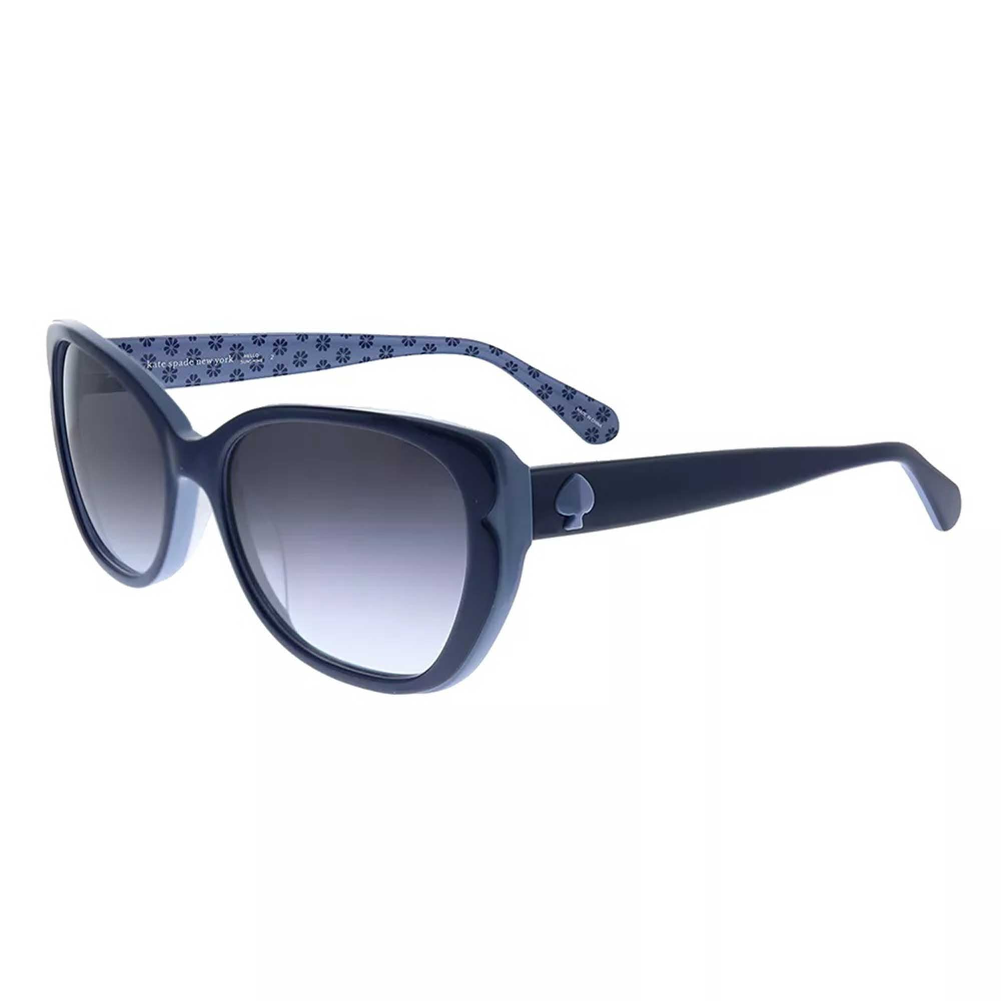 Kate Spade New York Womens Augusta/G/S Cat Eye Sunglasses Blue/Gray ...