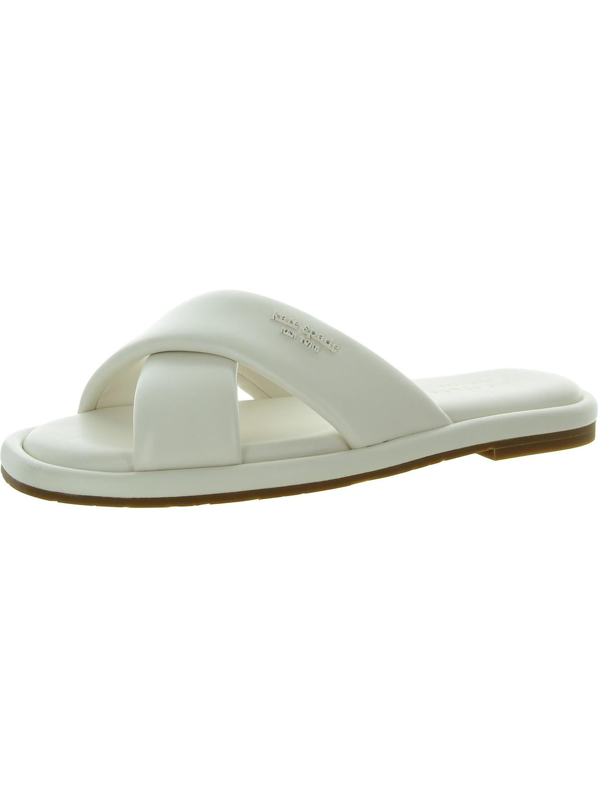 Kate Spade New York Womens Rio Slide Faux Leather Criss-Cross Slide ...
