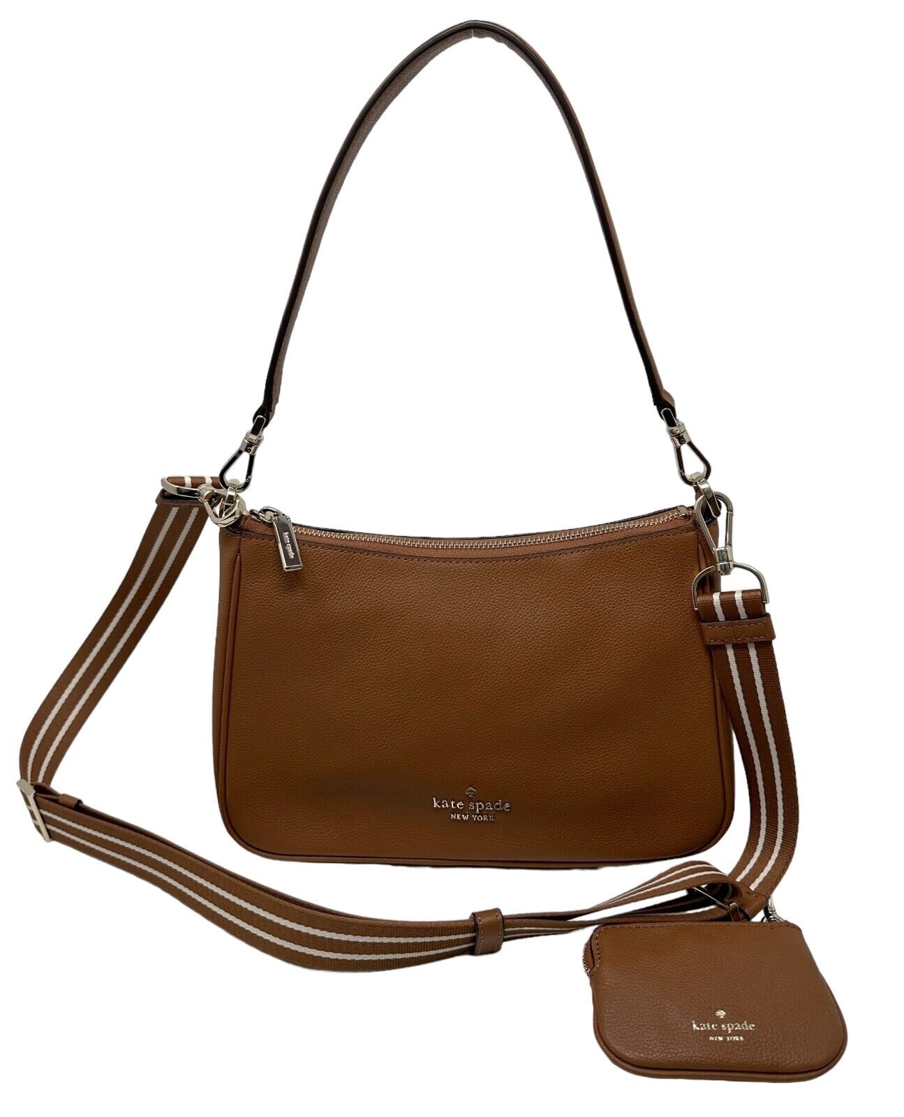 Kate Spade Rosie Shoulder Bag Pebbled Leather Detachable Coin Purse ...