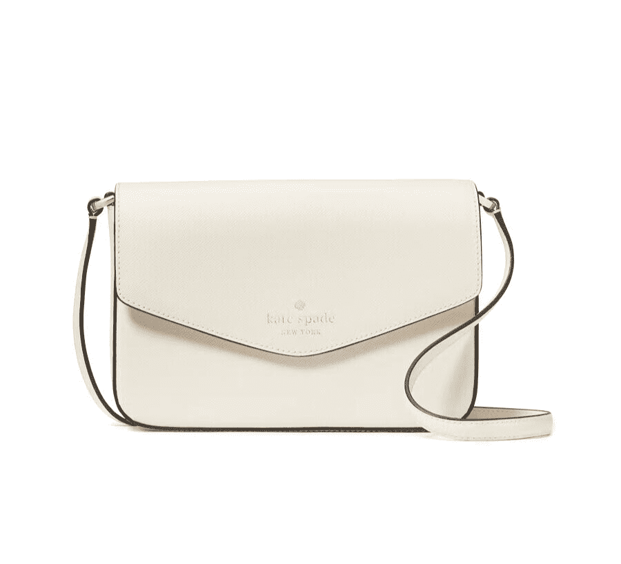Kate Spade Sadie Envelope Crossbody Meringue Saffiano Leather K7378 ...