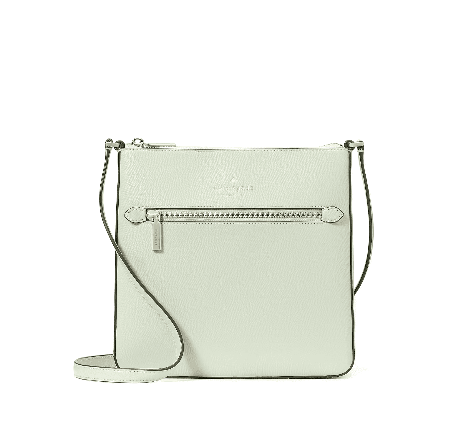 Kate Spade Sadie North South Light Olive Saffiano Leather Crossbody Bag ...