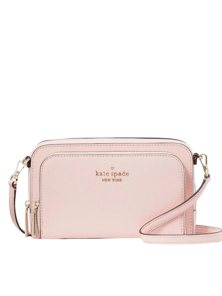 Kate Spade Staci Dual Zip Around Mini Crossbody Peony Blossom - Walmart.com