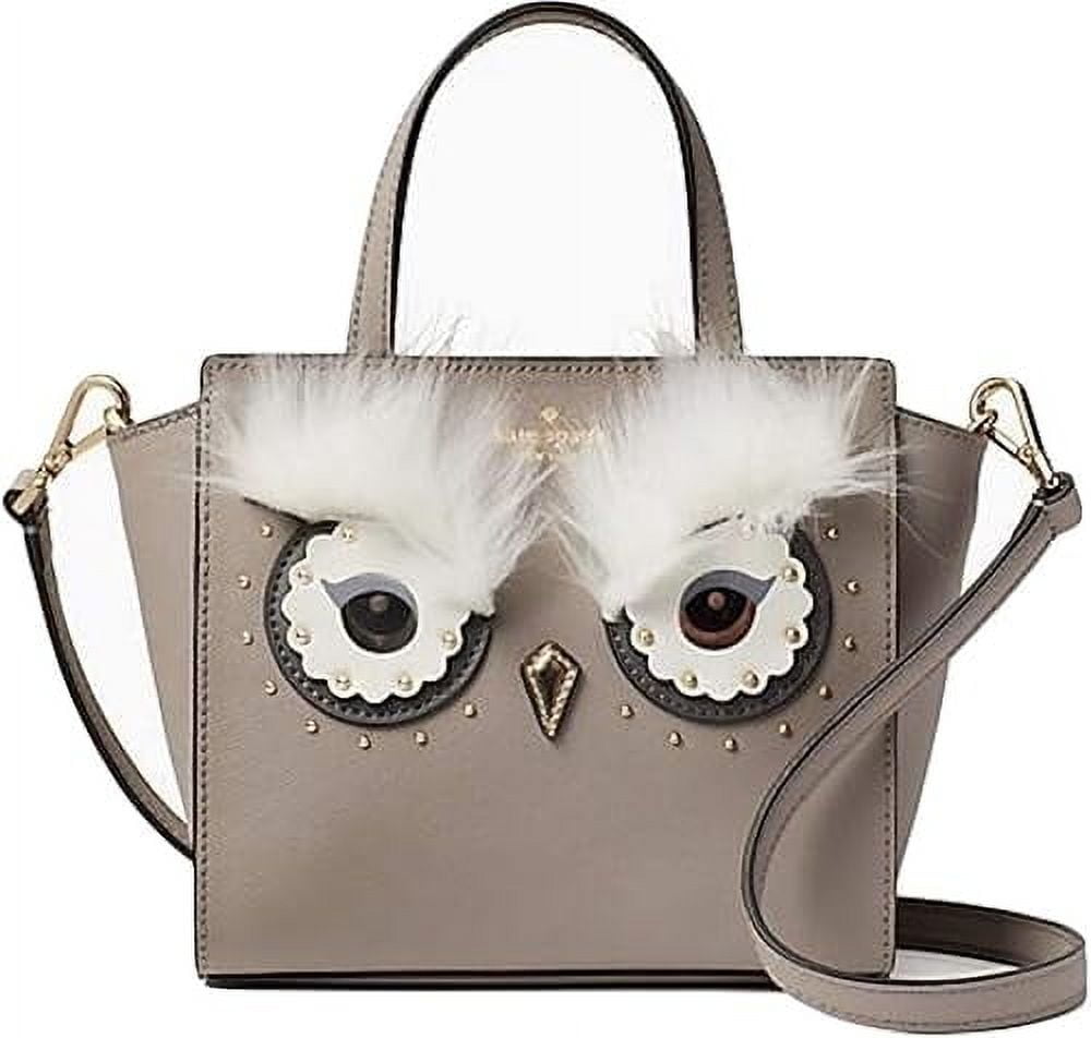 Kate Spade Star Bright Owl Mini Hadlee Crossbody Handbag, Taupe, Small ...