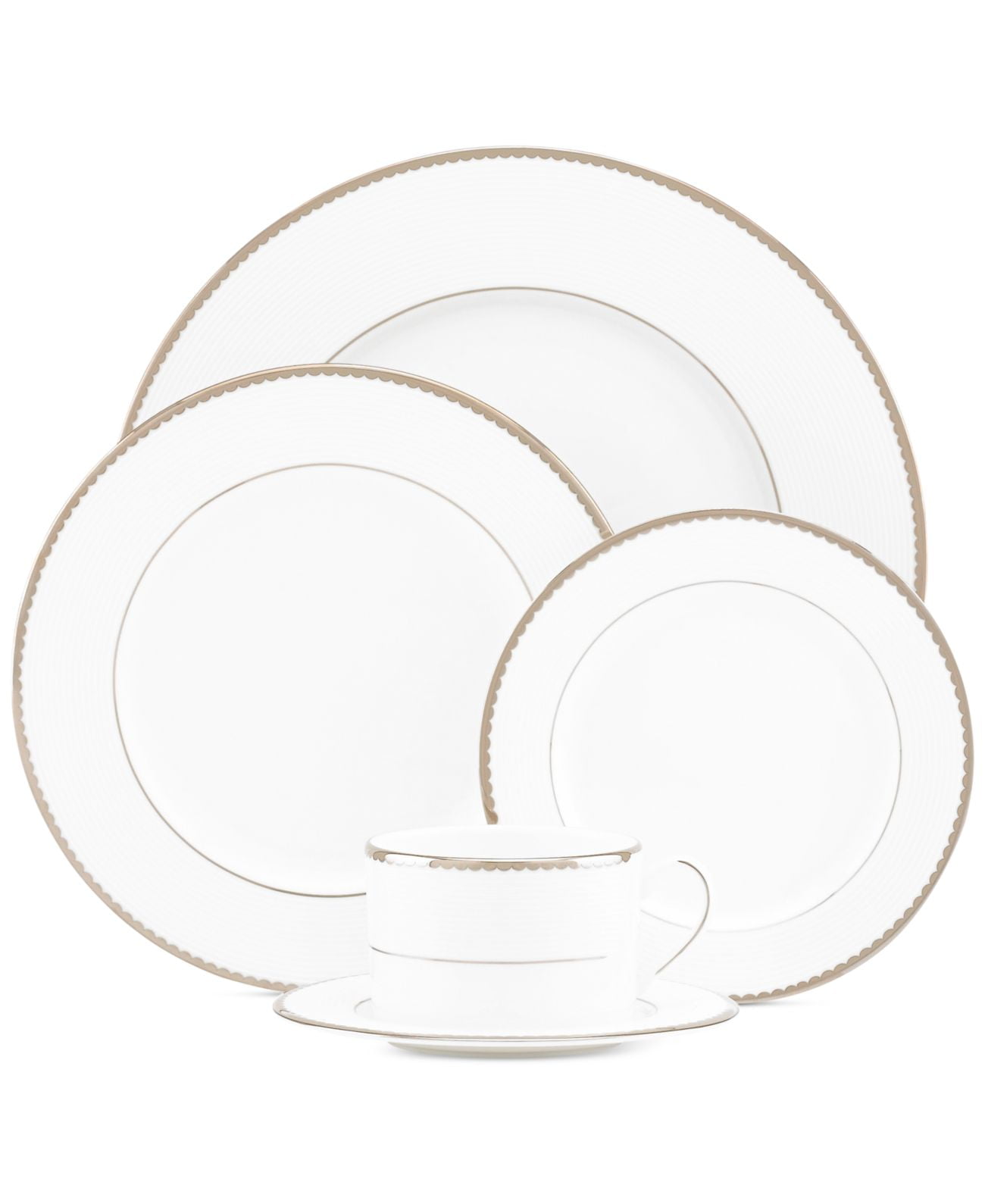 Kate Spade Sugar Pointe 5-Piece Place Setting - Walmart.com