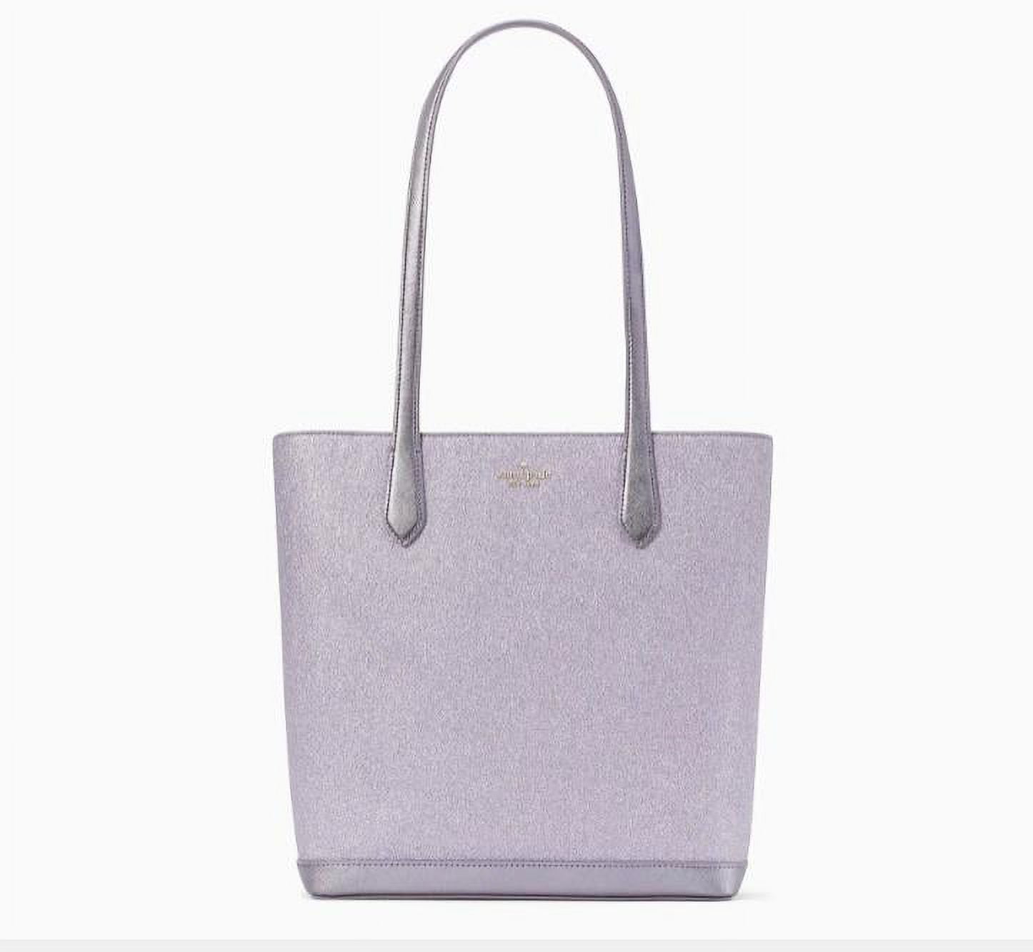 Kate Spade K9338 Tinsel Tote Handbag In Lilac Frost - Purse - Walmart.com