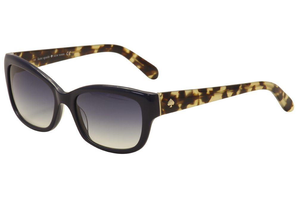 Kate Spade Women's Johanna/S FX8/OS Black Navy/Gold Fashion Sunglasses ...