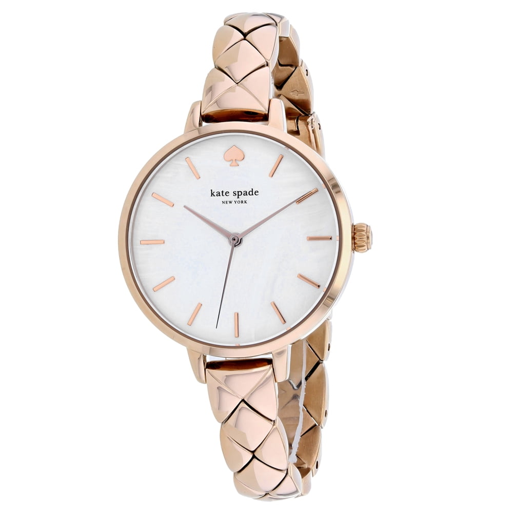 Kate Spade Women's Metro White Mother of Pearl Dial Watch - KSW1466 ...