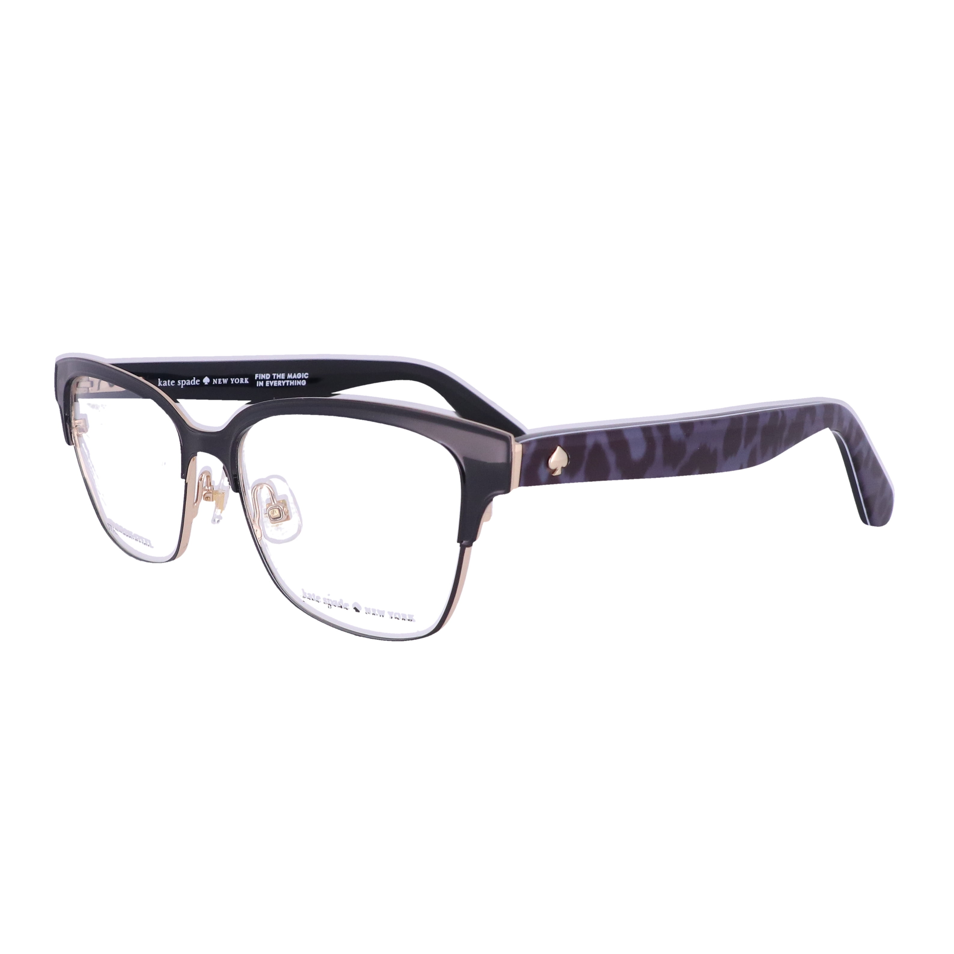 Kate Spade eyeglasses LADONNA WOMAN 53/15/140 FP3 BLACK ROSE GOLD BLACK LEOPARD - Walmart.com