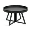 Kate and Laurel Solvay Modern Glam Round Coffee Table, 26 x 26 x 18 ...