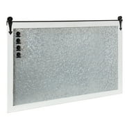 Kate and Laurel Leanna Decorative Scalloped Metal Pinboard, 24 x 36 ...