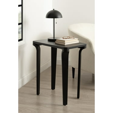 Kate and Laurel Trillion Modern C-Table, 16 x 14 x 28, Black, Chic ...