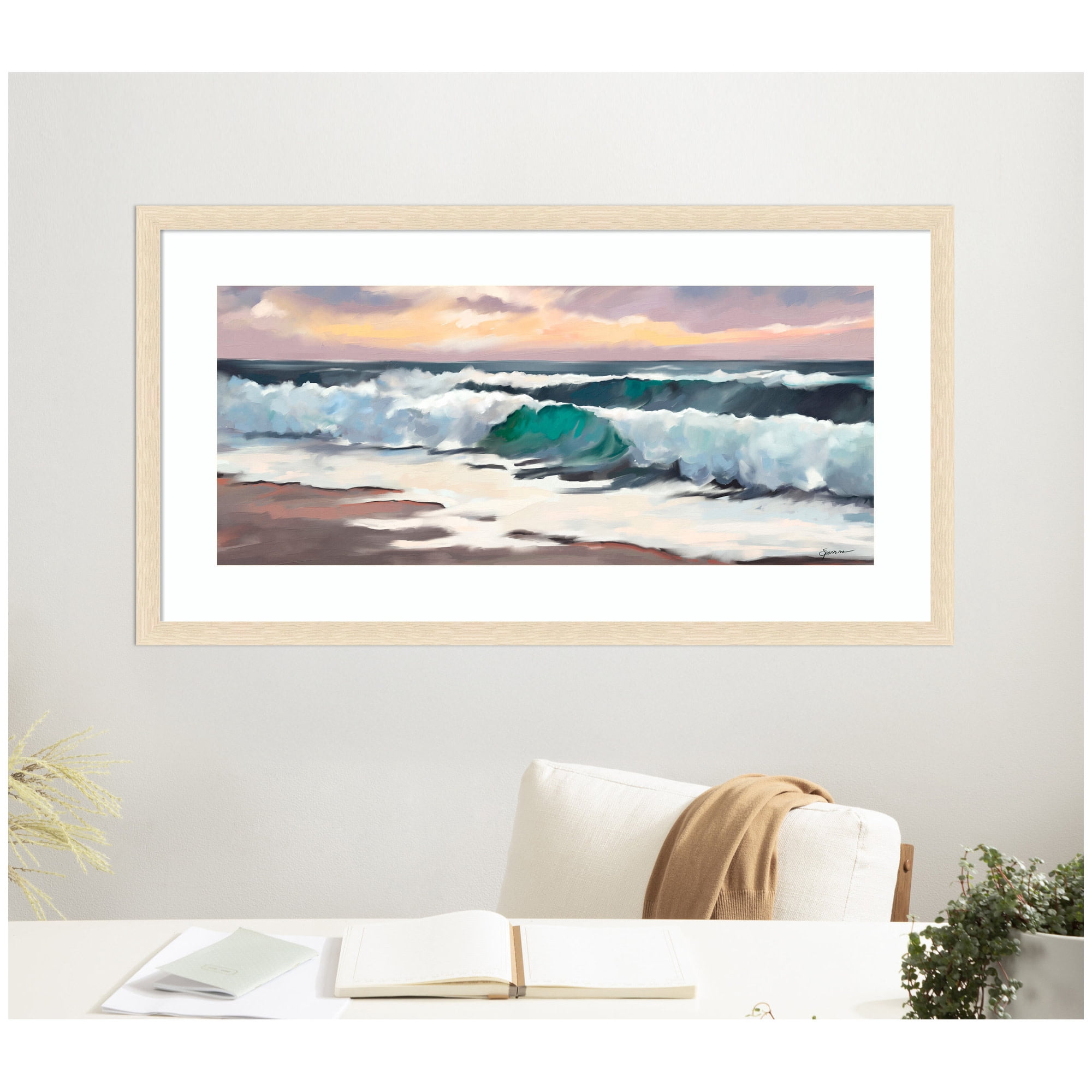 Kate and Laurel Framed Wall Art Print 'roll tide' by Mary Sparrow, 42 x ...