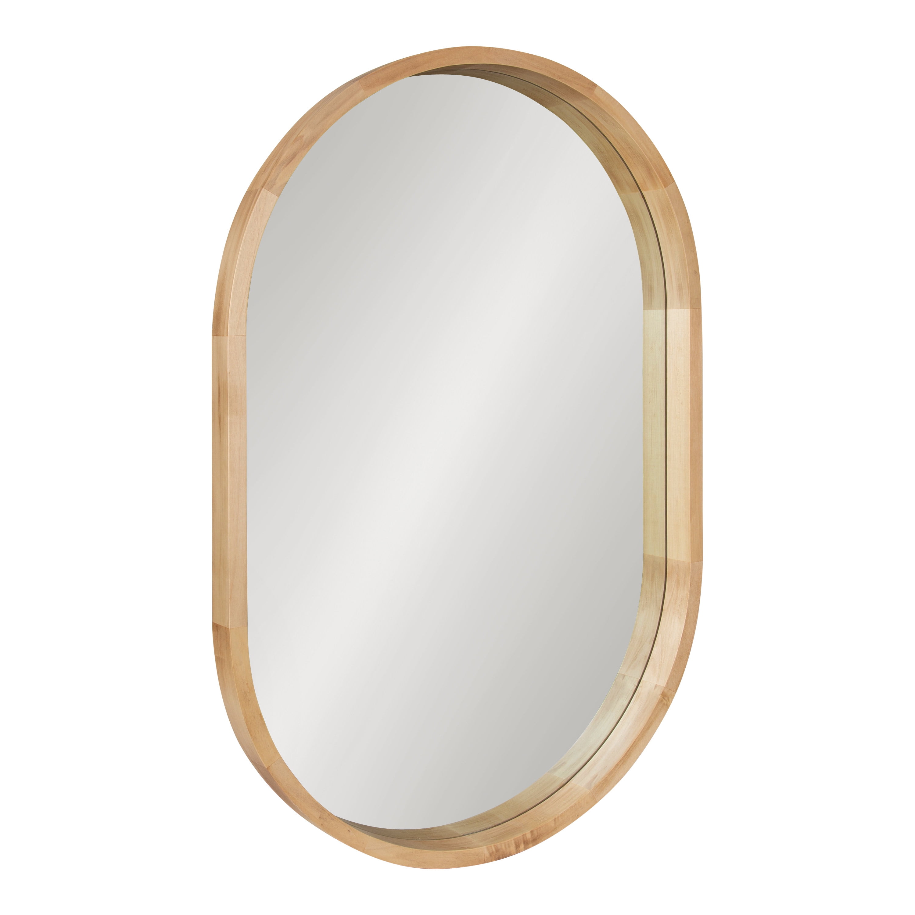 Kate and Laurel Hutton Modern Capsule Wall Mirror, 24 x 36, Natural ...