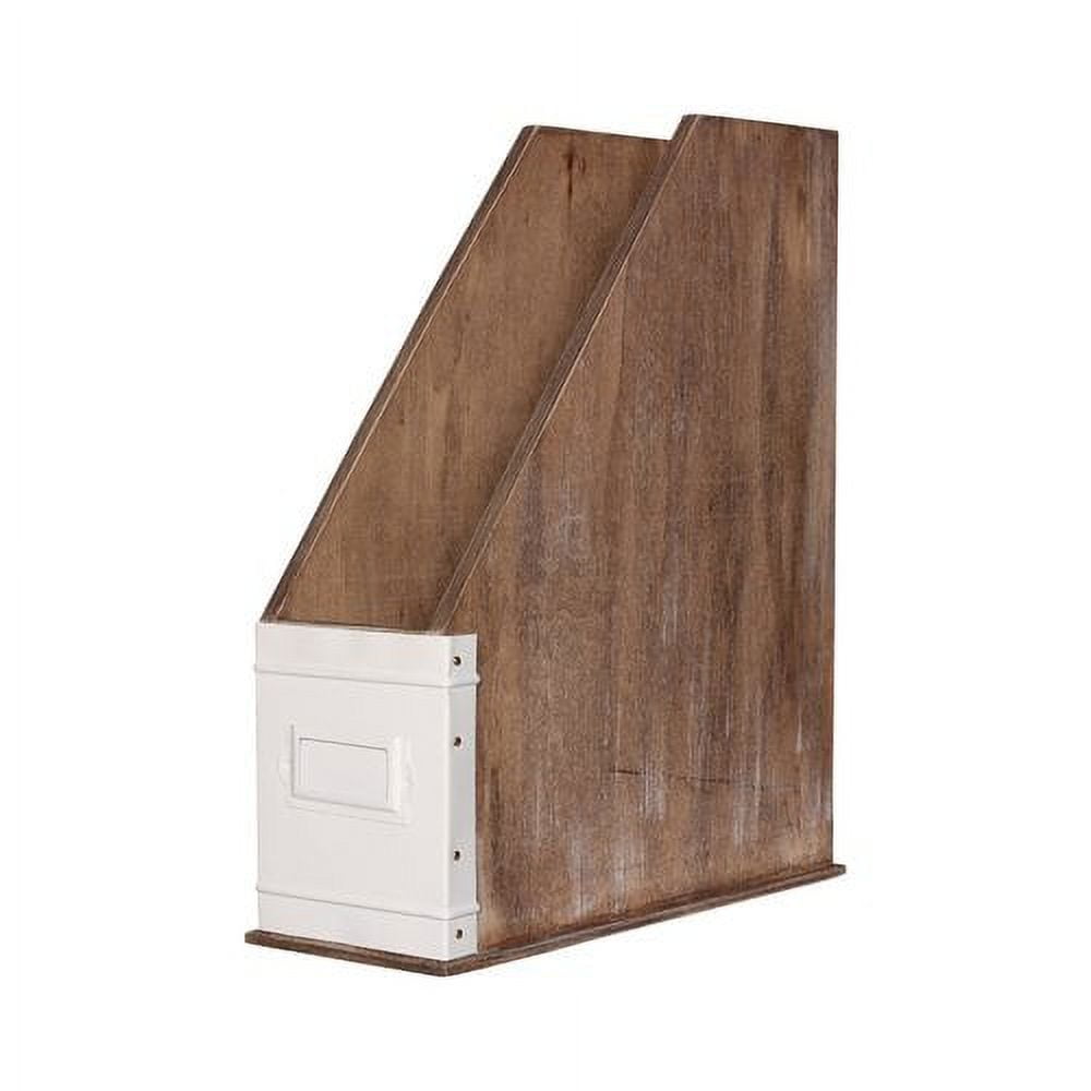 Kate and Laurel Industrious Magazine Holder Desktop Organizer - Walmart.com