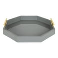 Kate and Laurel Lipton Decorative Modern Octagon Tray, 18 x 18, Pink ...