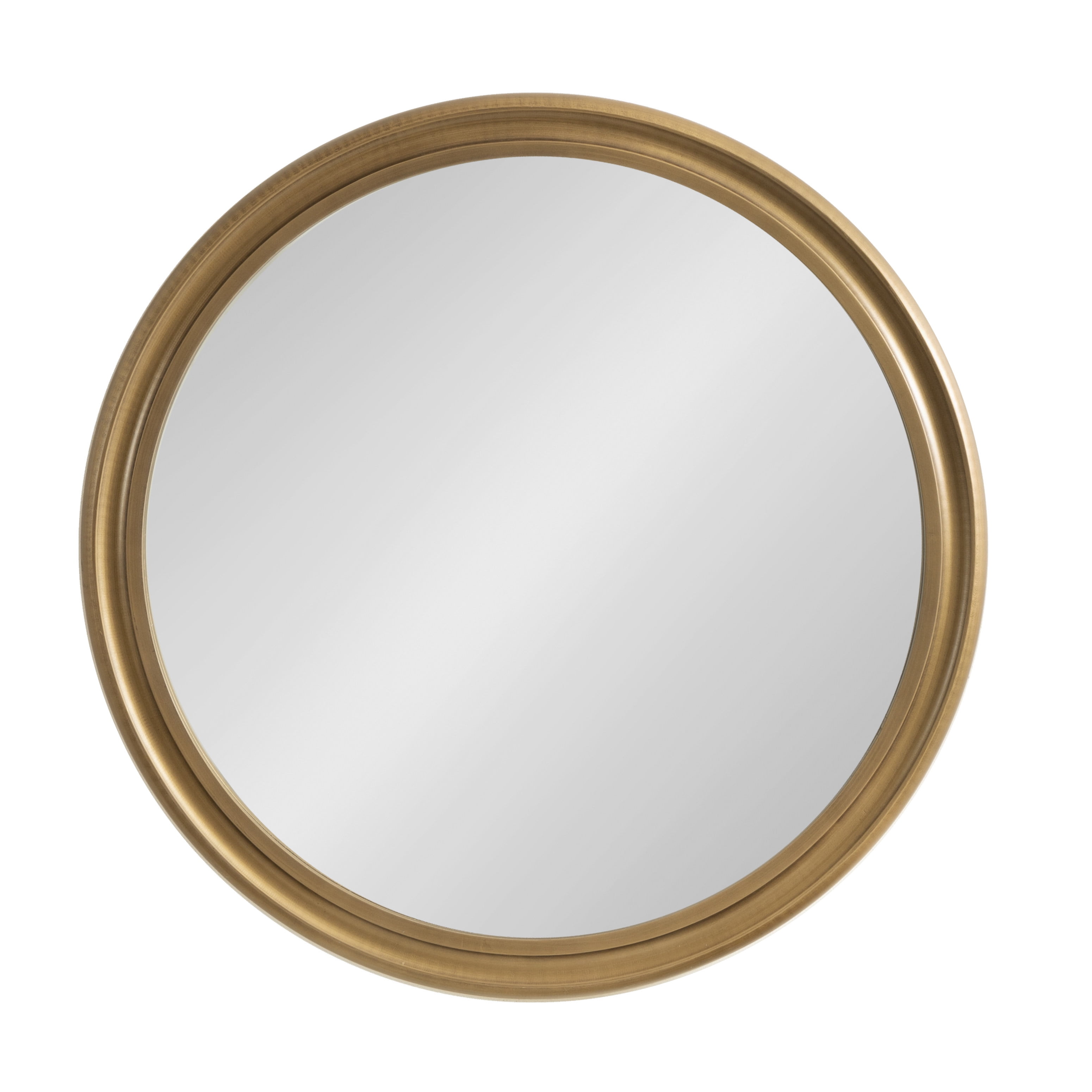 Kate and Laurel Mansell Round Circle Wall Mirror, 28, Antique Gold ...