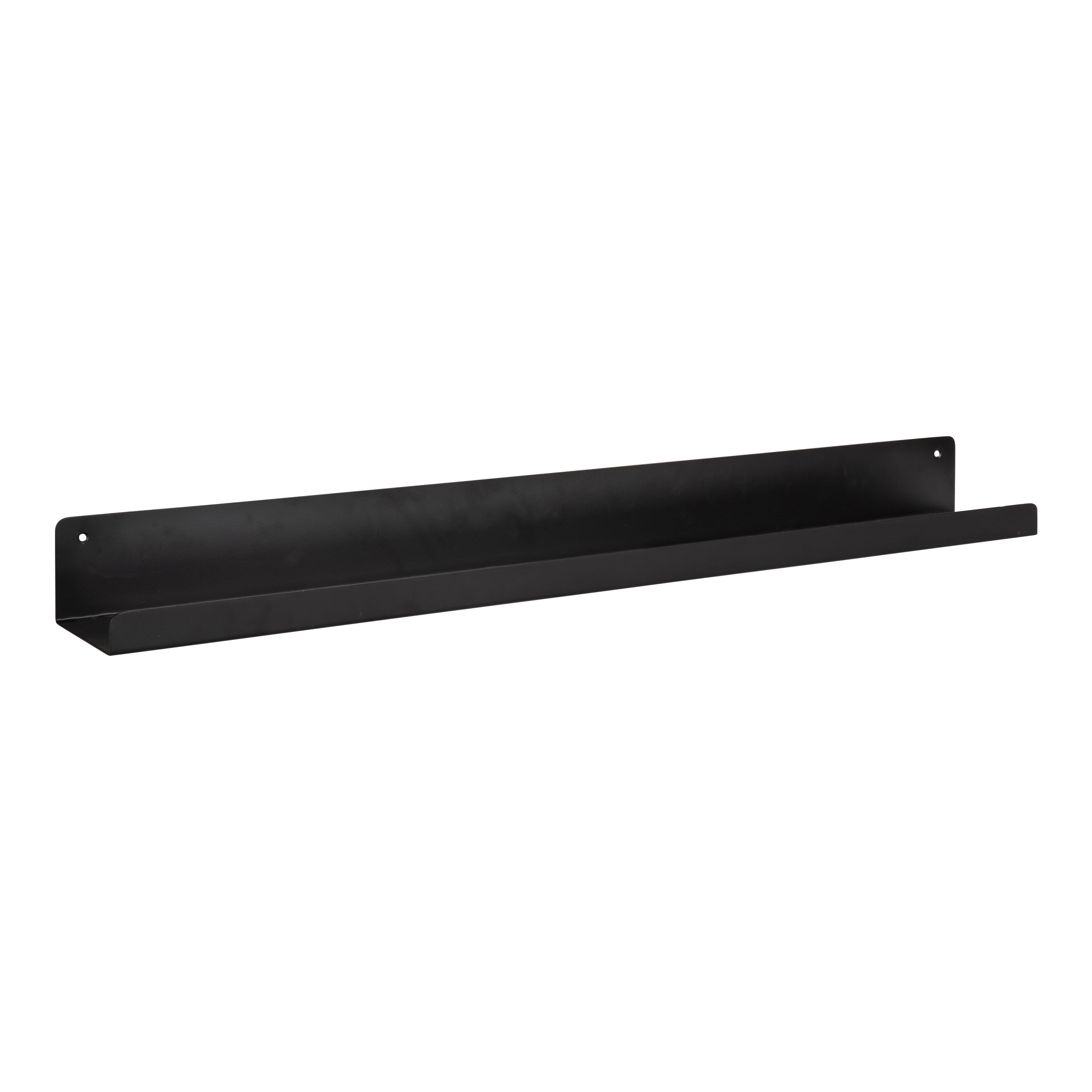 Kate and Laurel Mezzo Modern Metal Ledge Shelf, Black 36" - Walmart.com