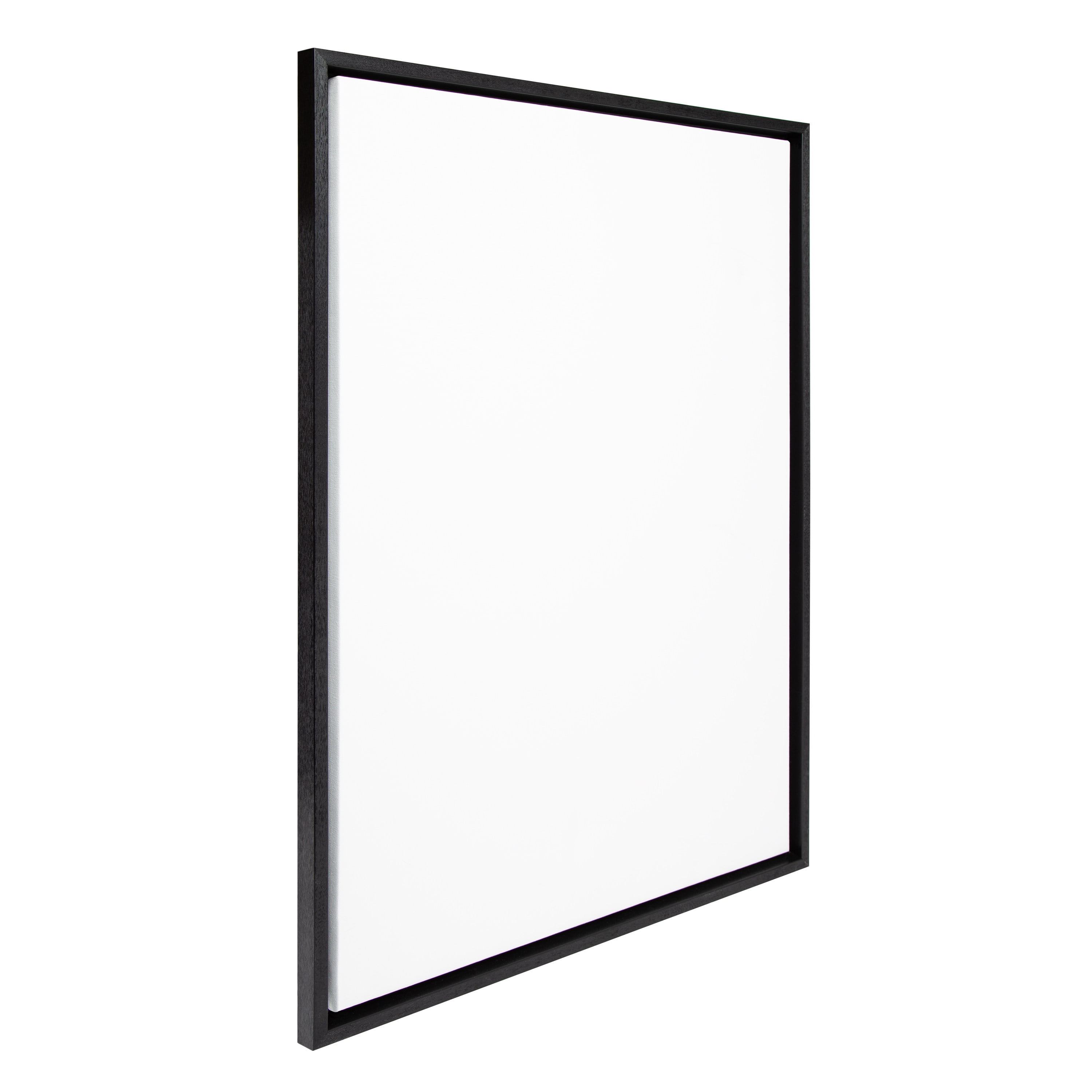 Kate and Laurel Sylvie Blank Framed Canvas Wall Art, 23x33 Black ...