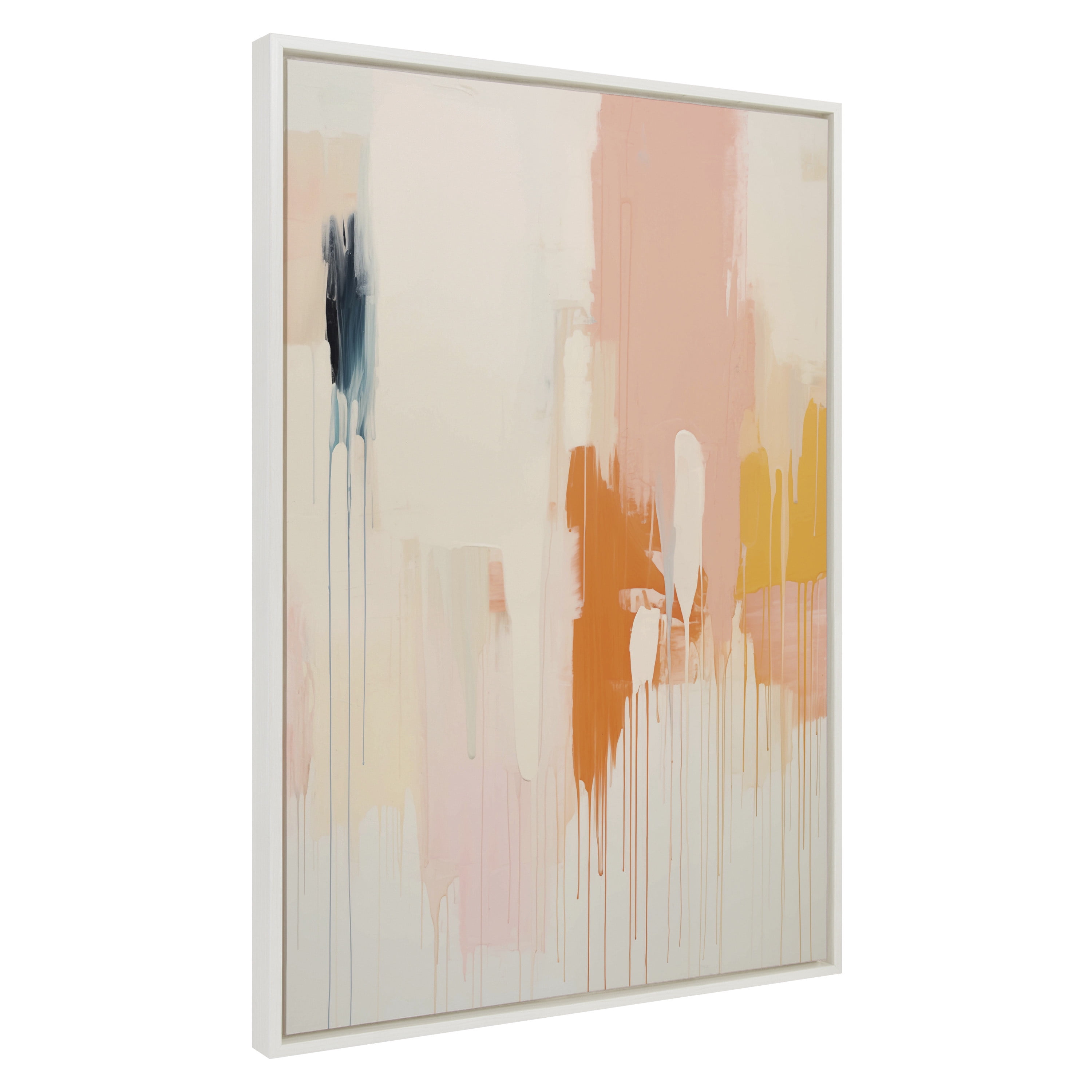 Kate and Laurel Sylvie Fiesta Abstract Framed Canvas Wall Art by Amy ...