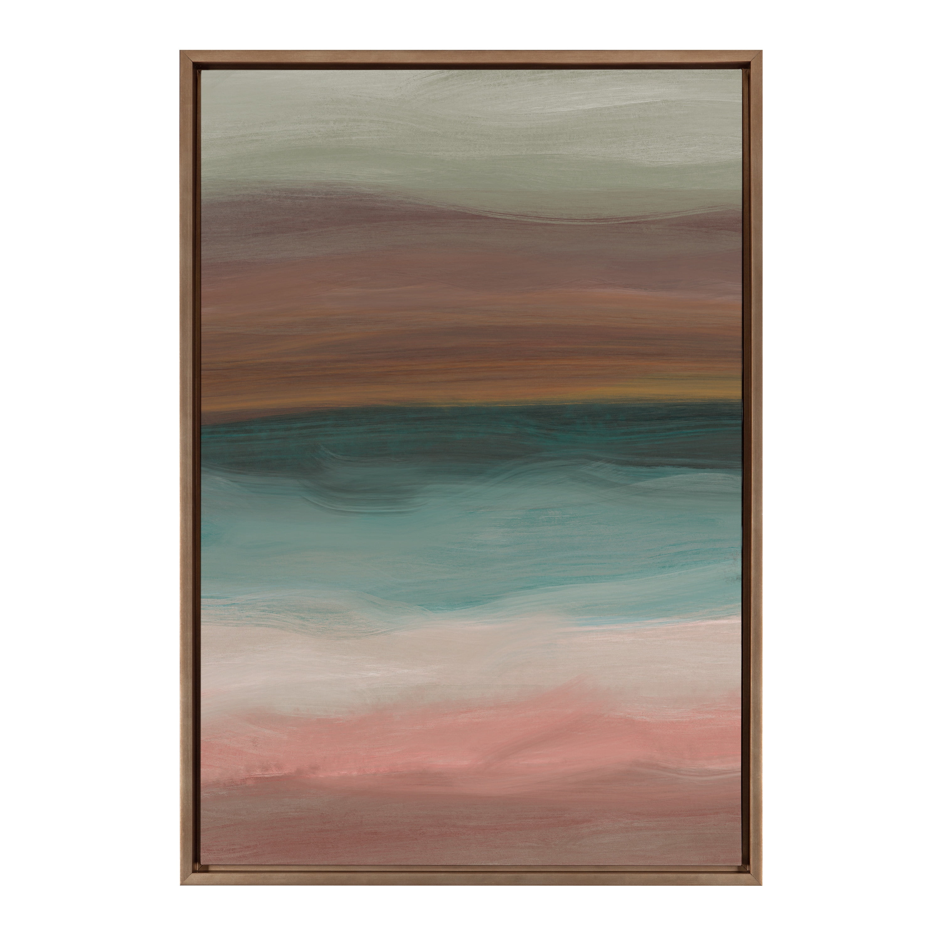 Kate and Laurel Sylvie Peace Framed Canvas Wall Art by Oris Eddu, 23x33 ...