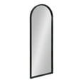 Kate and Laurel Valenti Metal Frame Arch Full-length Wall Mirror, Black ...
