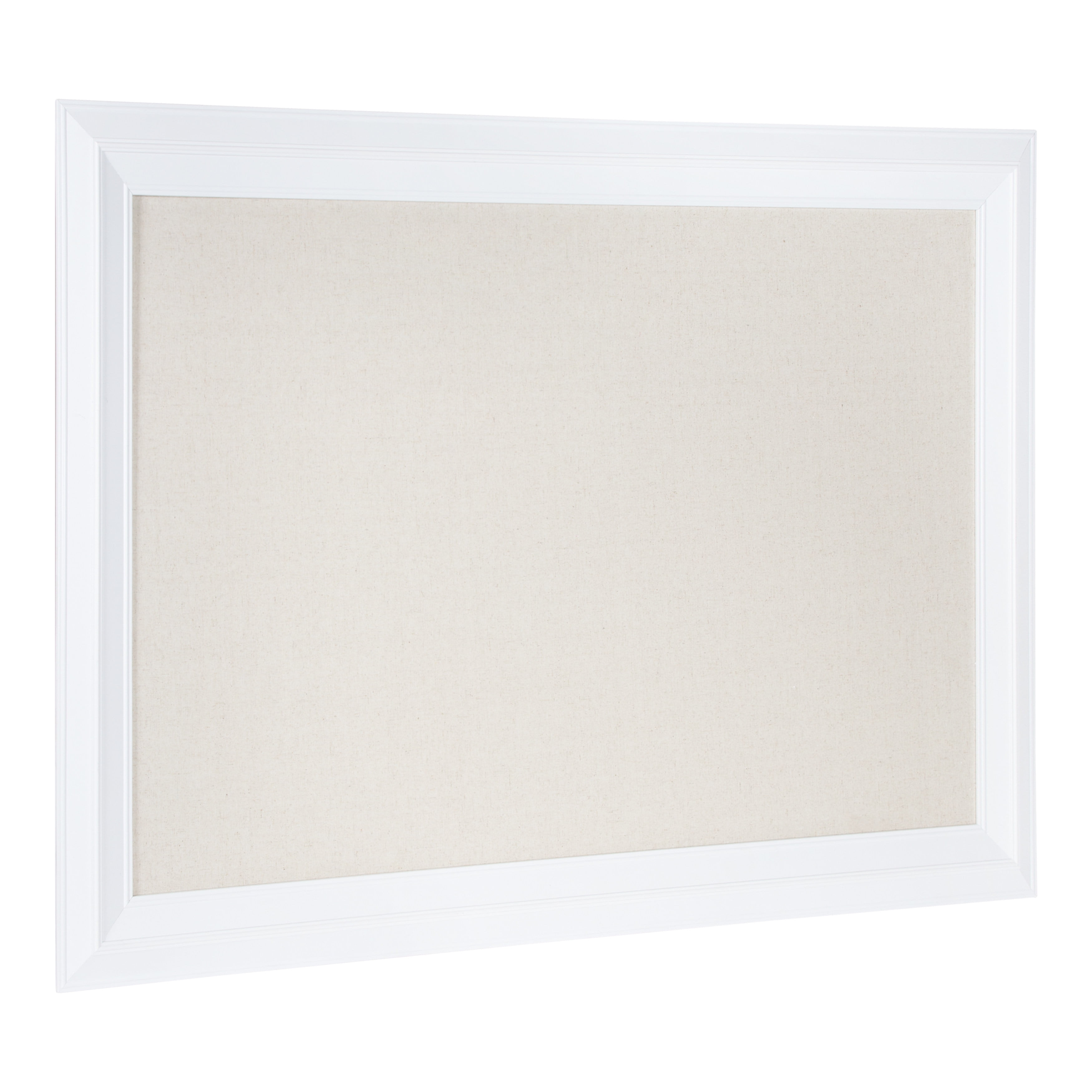 Kate and Laurel Whitley Large Modern Linen Fabric Pinboard, Decorative ...