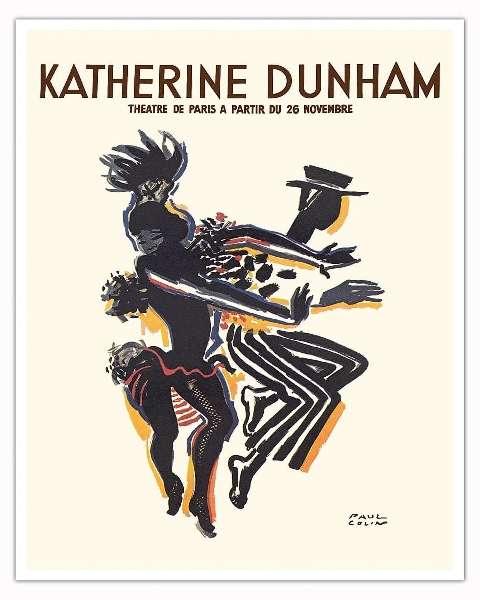 Katherine Dunham - Black Dancer Choreographer - Vintage Dance Poster by ...