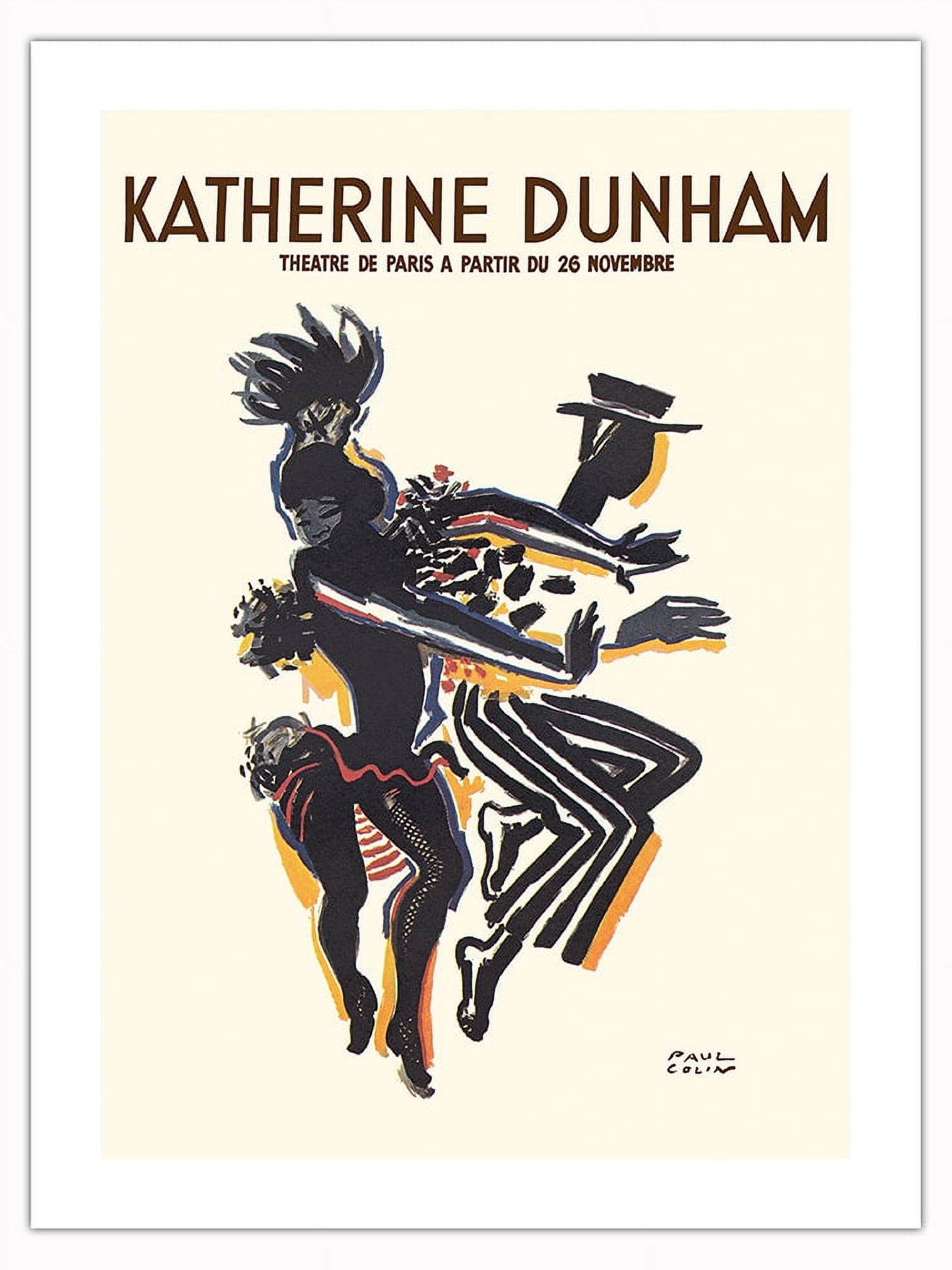 Katherine Dunham - Black Dancer Choreographer - Vintage Dance Poster by ...