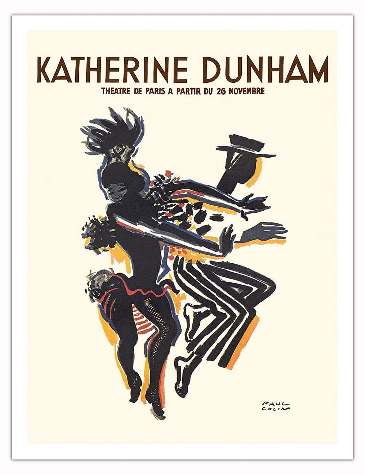 Katherine Dunham - Black Dancer Choreographer - Vintage Dance Poster by ...