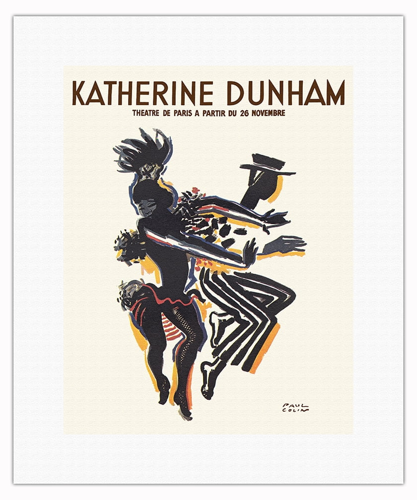 Katherine Dunham - Black Dancer Choreographer - Vintage Dance Poster by ...