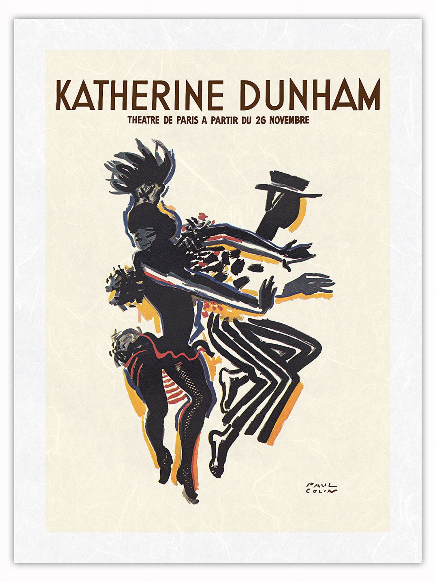Katherine Dunham - Black Dancer Choreographer - Vintage Dance Poster by ...