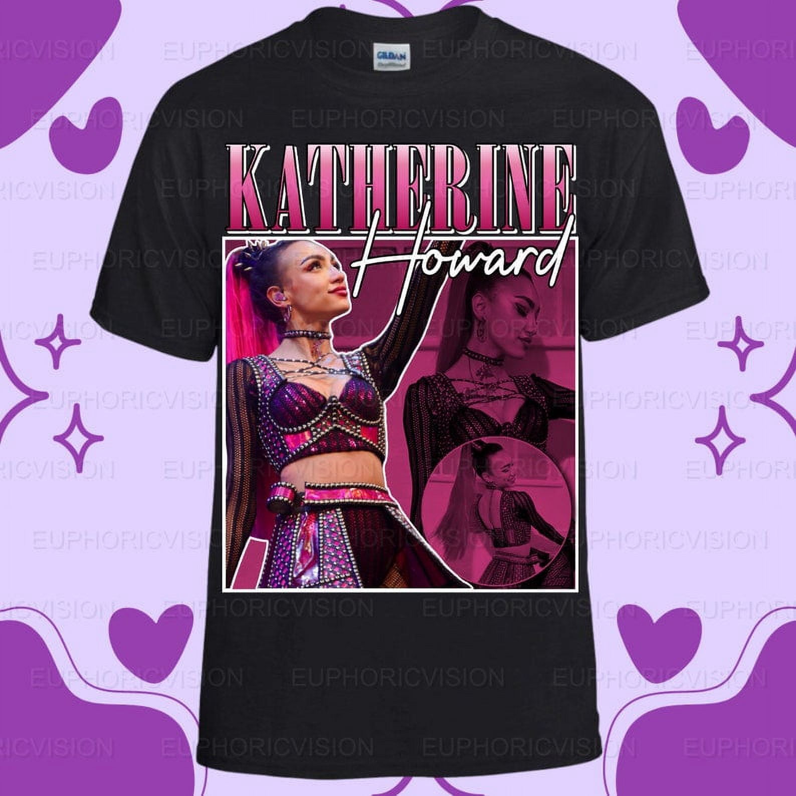 Katherine Howard (Six the Musical) Inez Budd 90s vintage tee - Walmart.com